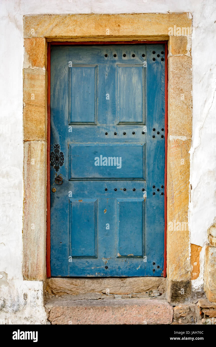 Rustic blue wood hi-res stock photography and images - Alamy