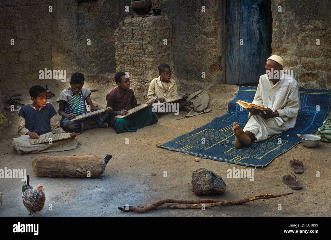 Mali, West Africa - January 25, 1992: Islamic Koranic School Stock ...