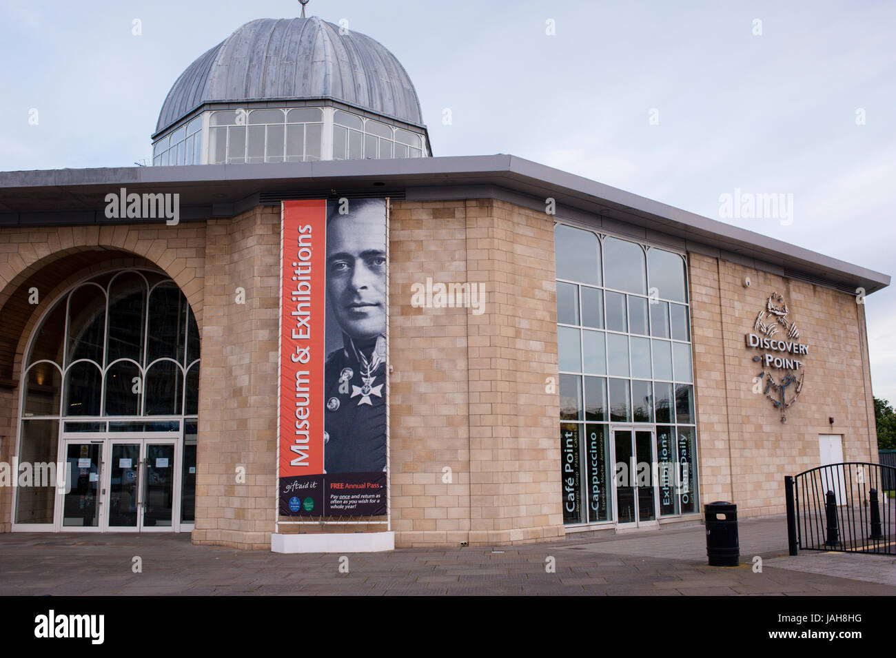 Dundee's Discovery Centre. Dundee, Scotland. Situated on the north bank ...