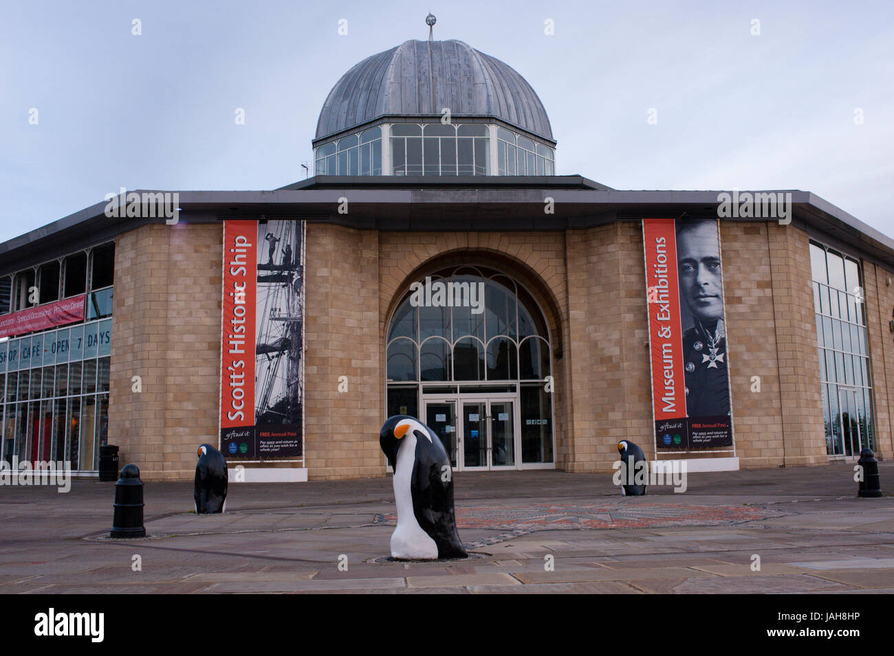 Dundee's Discovery Centre. Dundee, Scotland. Situated on the north bank ...