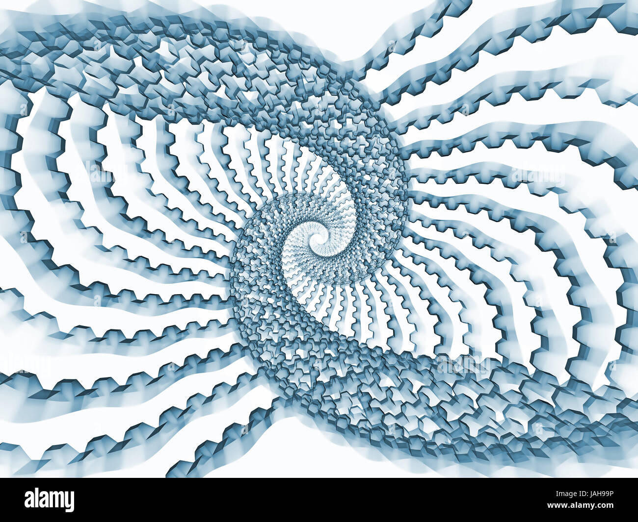 Blue Gears series. Background of blue fractal gear elements for your ...