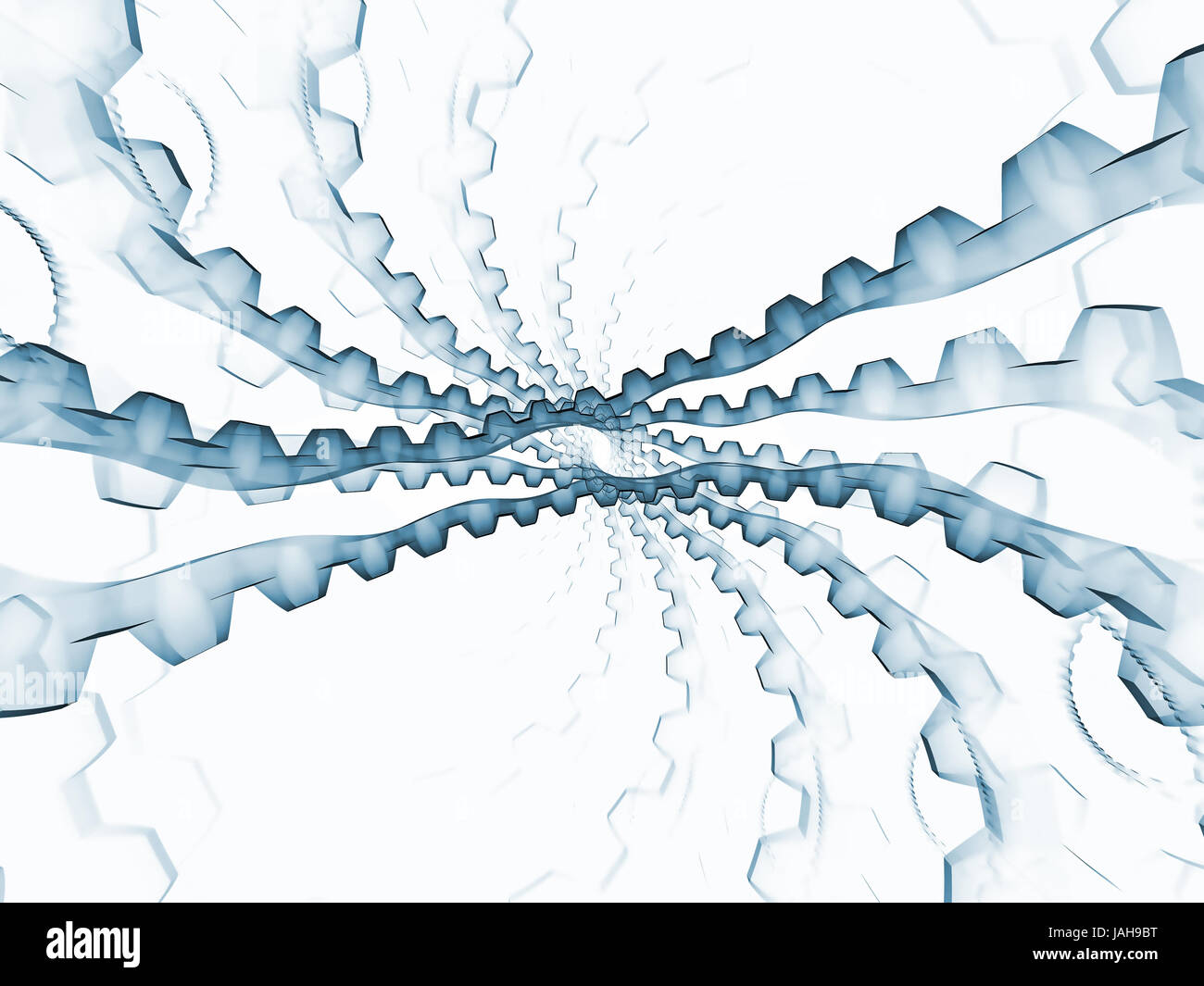 Blue Gears series. Background of blue fractal gear elements for your ...