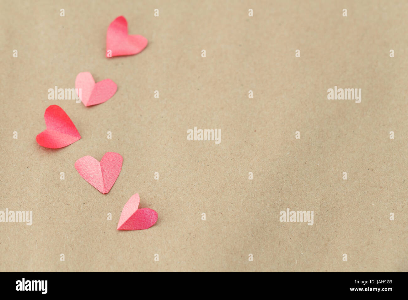 Beautiful paper hearts confetti hi-res stock photography and images - Alamy