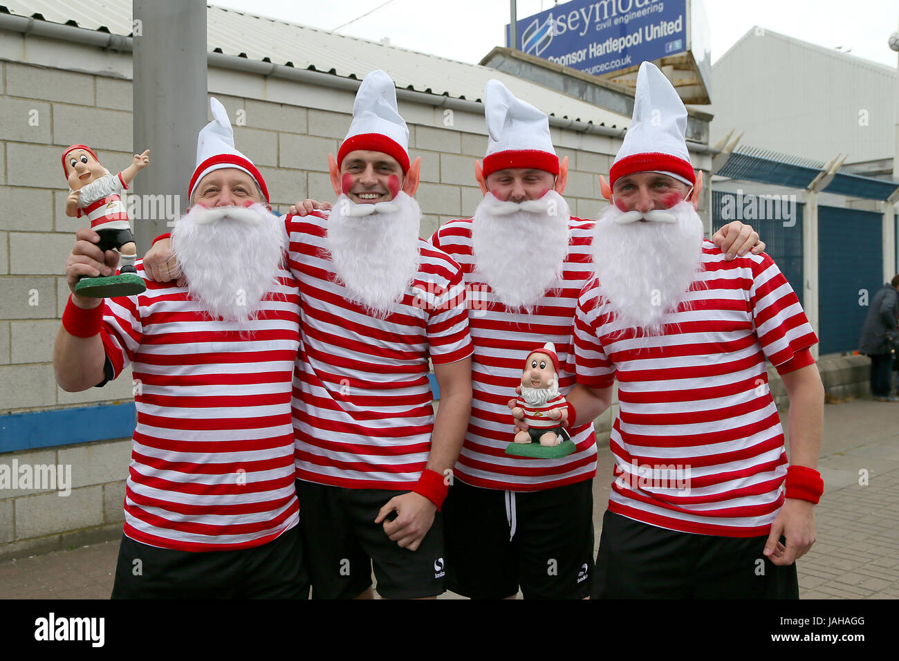Doncaster rovers fans in fancy dress hi-res stock photography and ...