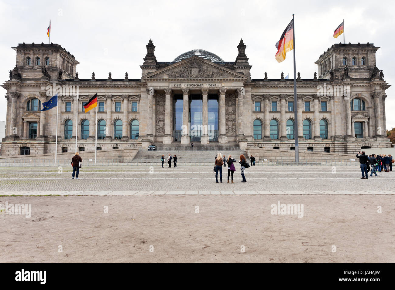 The reichstag historical edifice in berlin germany hi-res stock ...