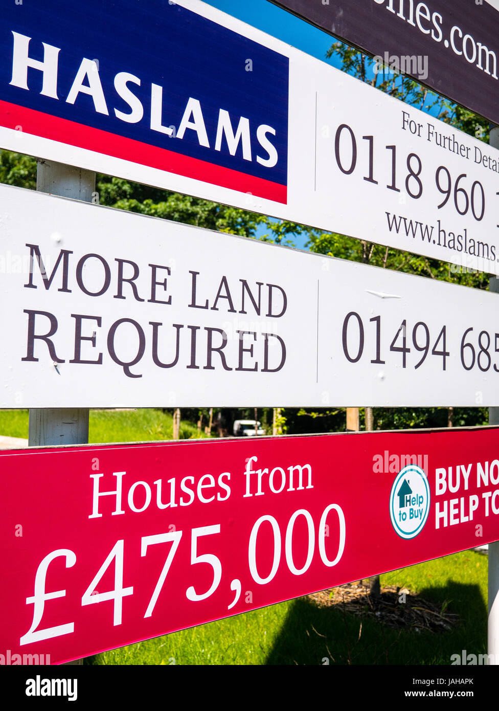 New Housing Development, Purley-on-Thames, Reading, Berkshire, England ...