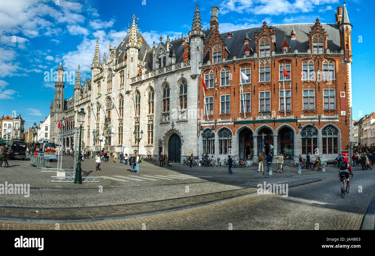 Burg Square in Brugge, Belgium Stock Photo - Alamy