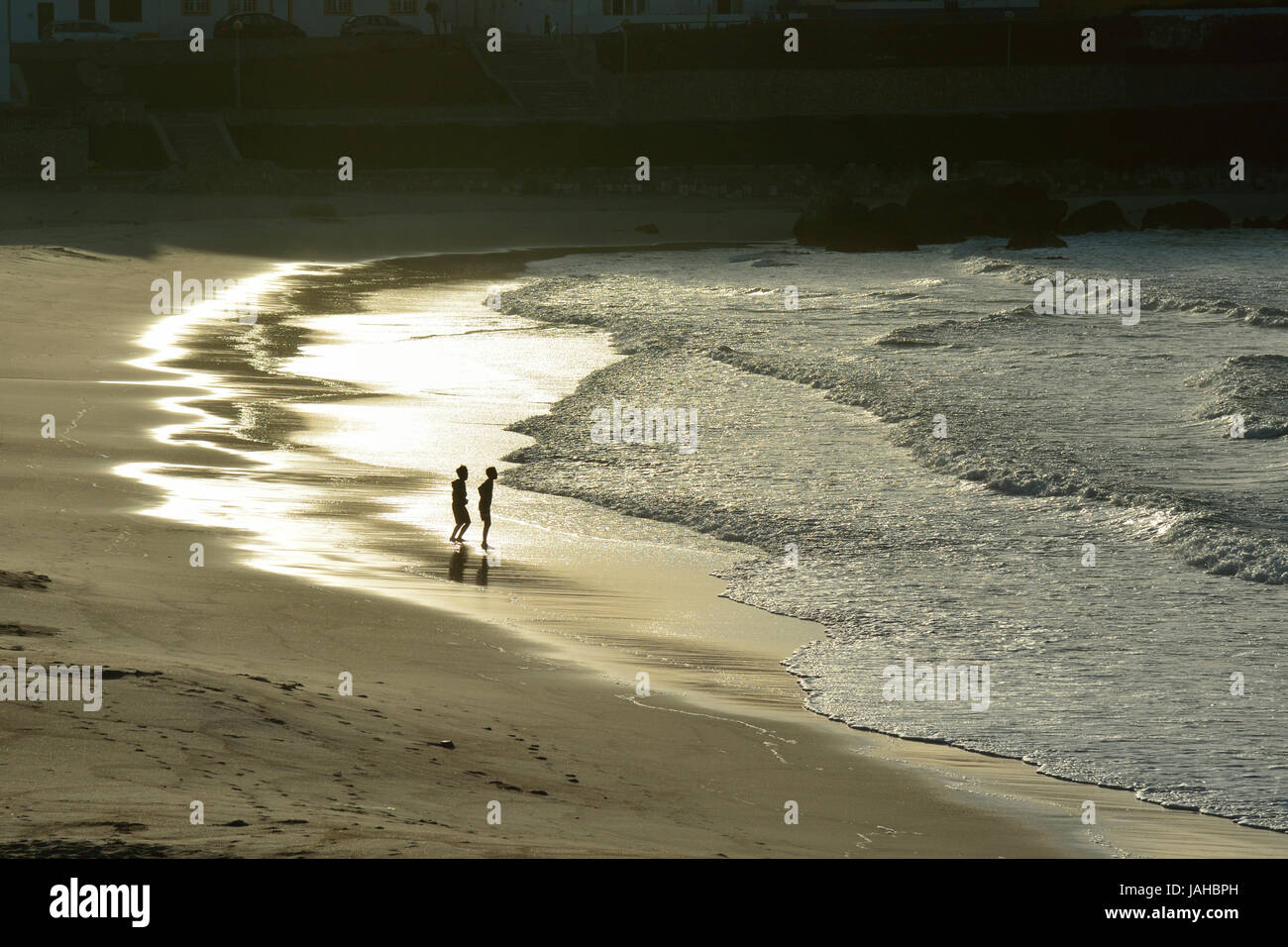 The beach of Baleal island. Peniche, Portugal Stock Photo - Alamy
