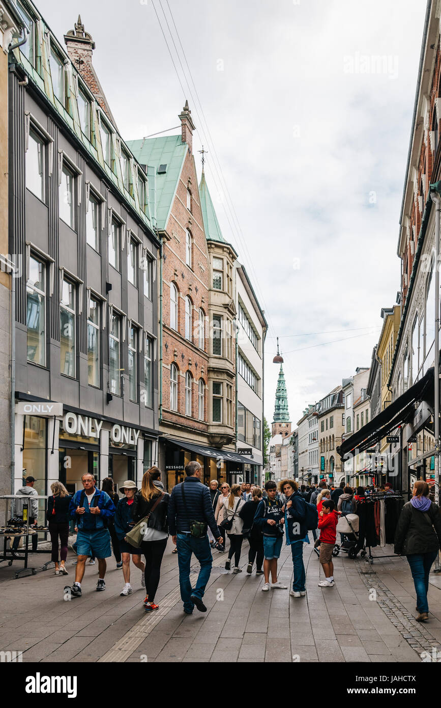 Stroget street hi-res stock photography and images - Alamy
