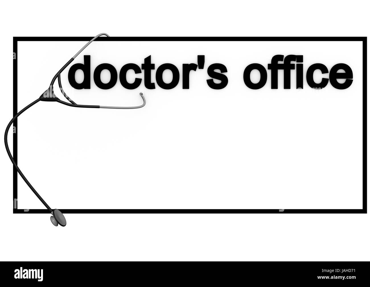 physician sign with english lettering doctors office Stock Photo - Alamy