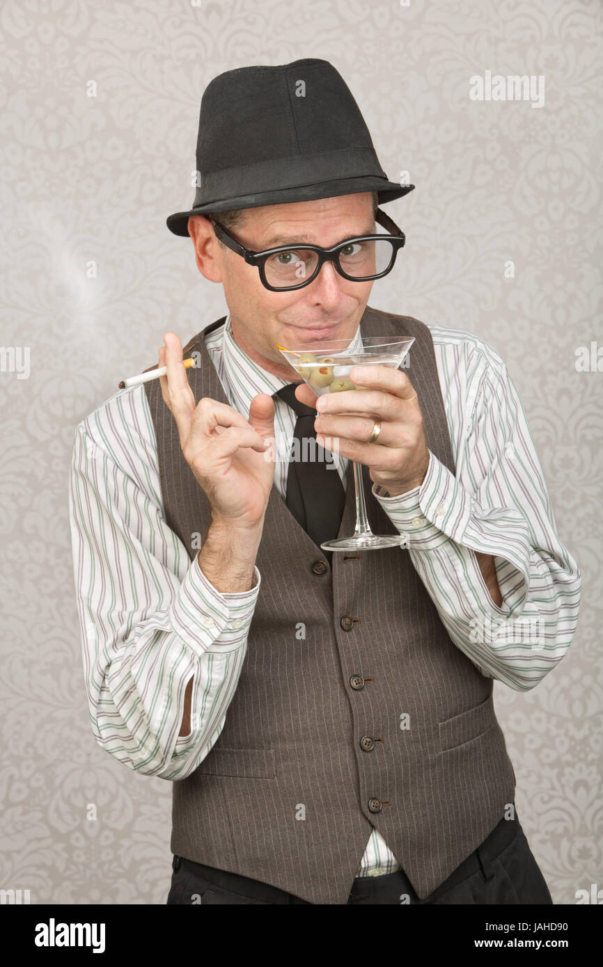 1950s suave man hi-res stock photography and images - Alamy