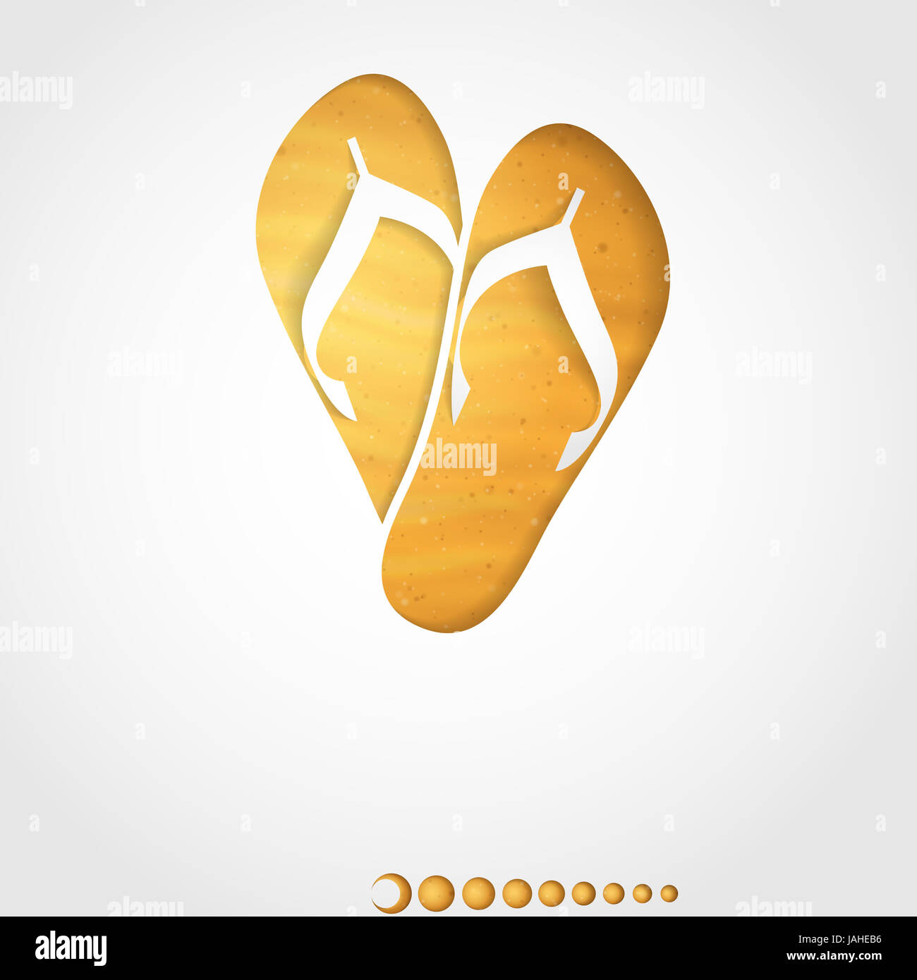 Summer Background. Slipper. Vector Illustration. Eps 10 Stock Photo - Alamy