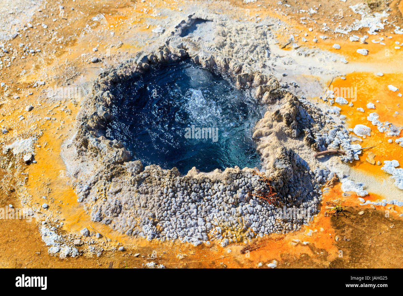 Yellowstone National Park, Chinese Spring in the Upper Geyser Basin ...