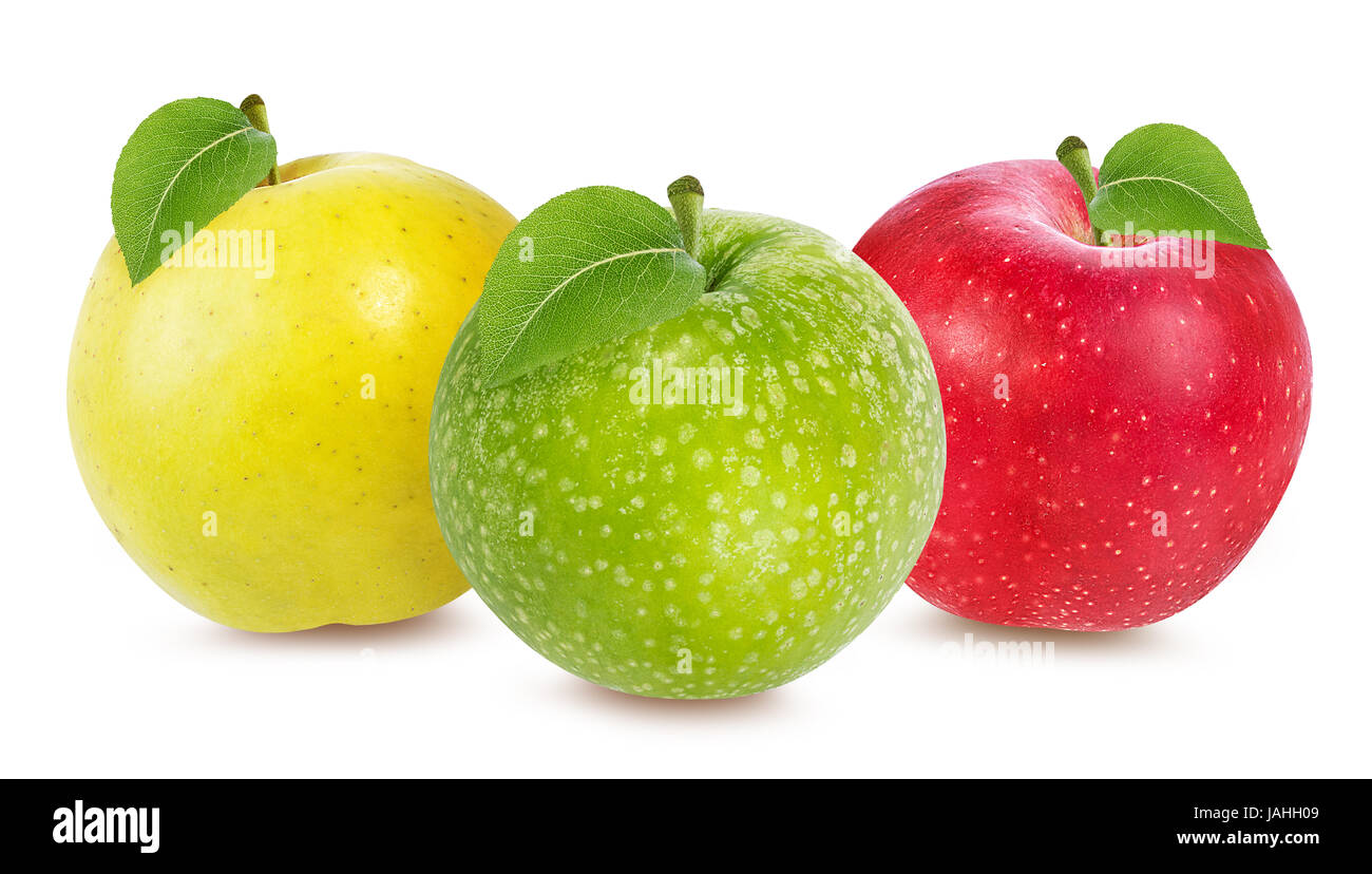 apple isolated on white background Stock Photo - Alamy