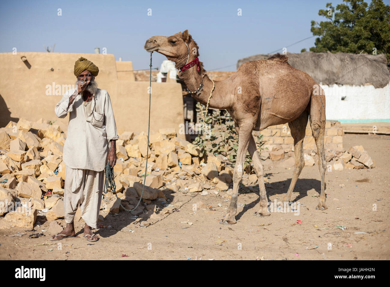 Life in the villages in Thar Desert, Rajasthan, India Stock Photo - Alamy