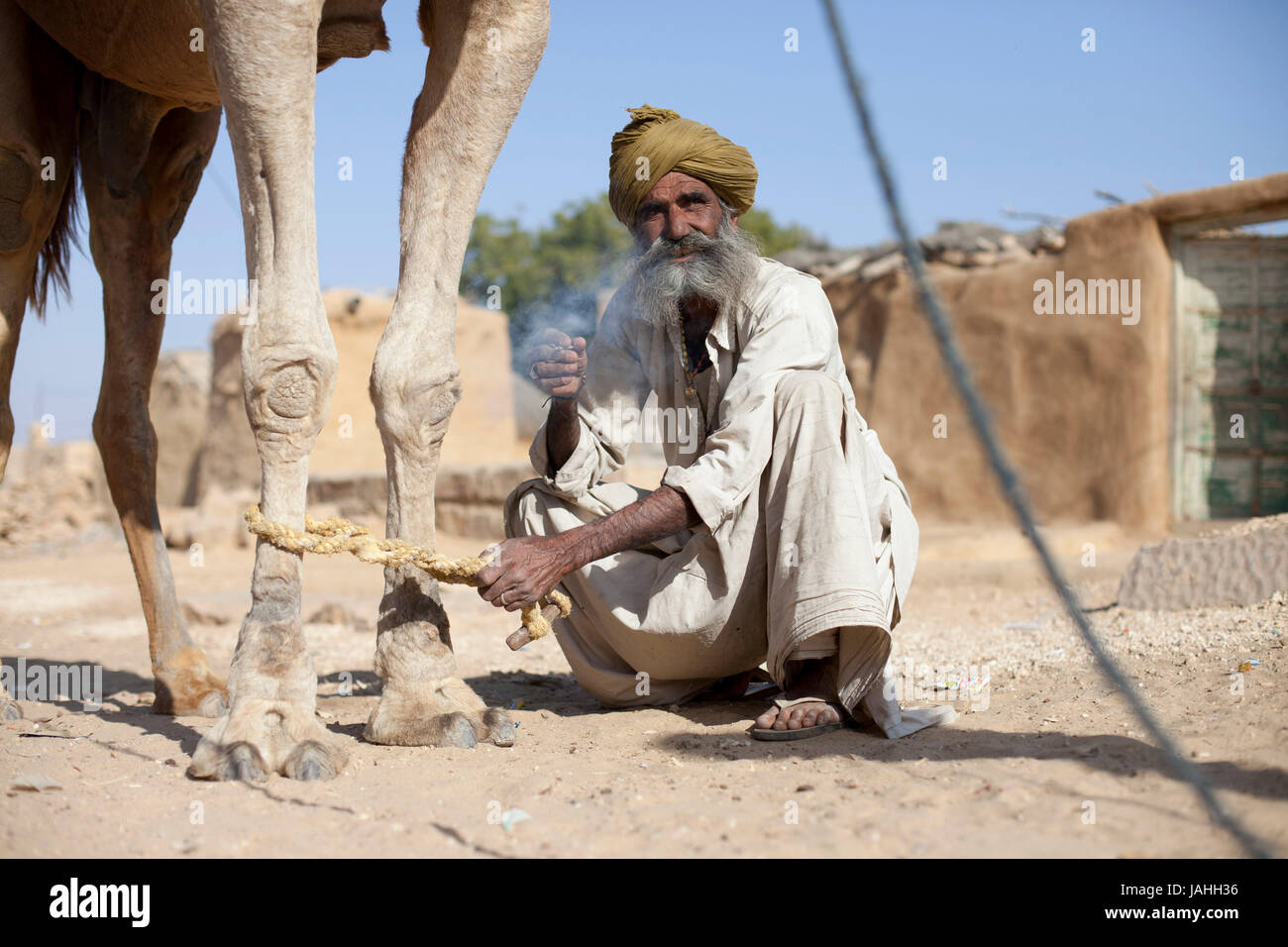 Life in the villages in Thar Desert, Rajasthan, India Stock Photo - Alamy
