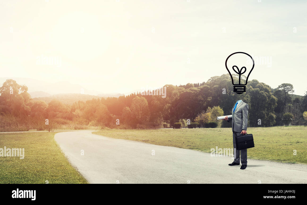 Man of creative ideas Stock Photo - Alamy