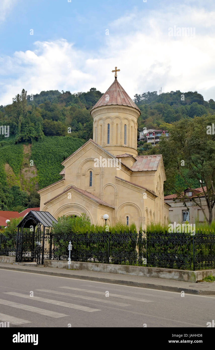 Temple in the city of Sarpi. Adjara. Georgia Stock Photo - Alamy