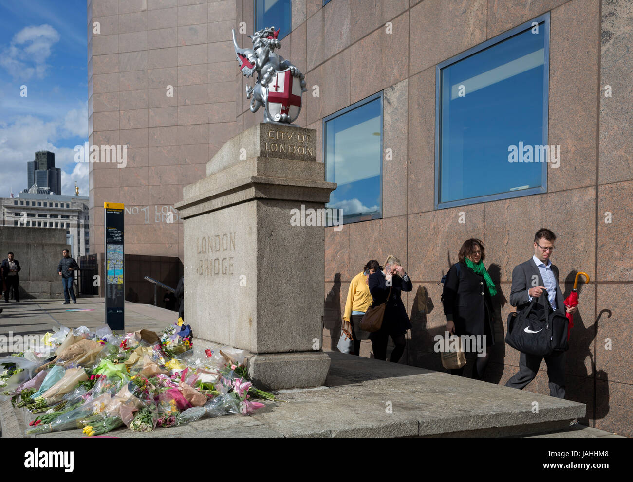 Three days after the terrorist attack in which 7 people died and many ...