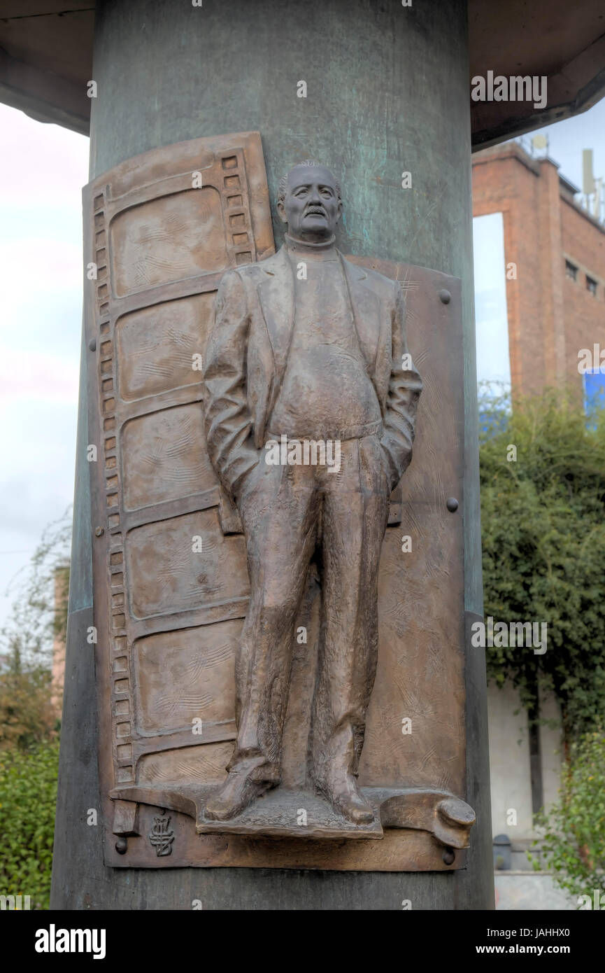 Monument to George Danelia and the heroes of the film Mimino. Tbilisi ...