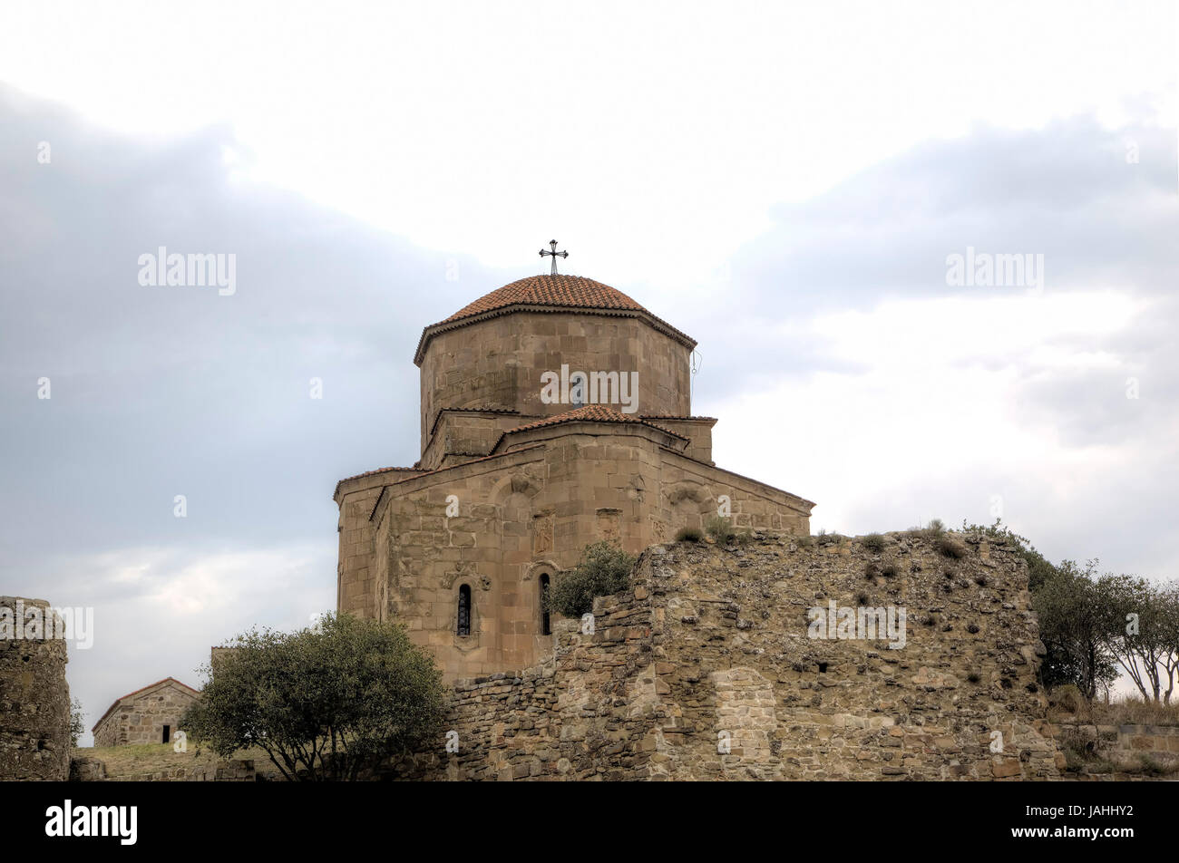 Jvari monastery. Georgia Stock Photo - Alamy