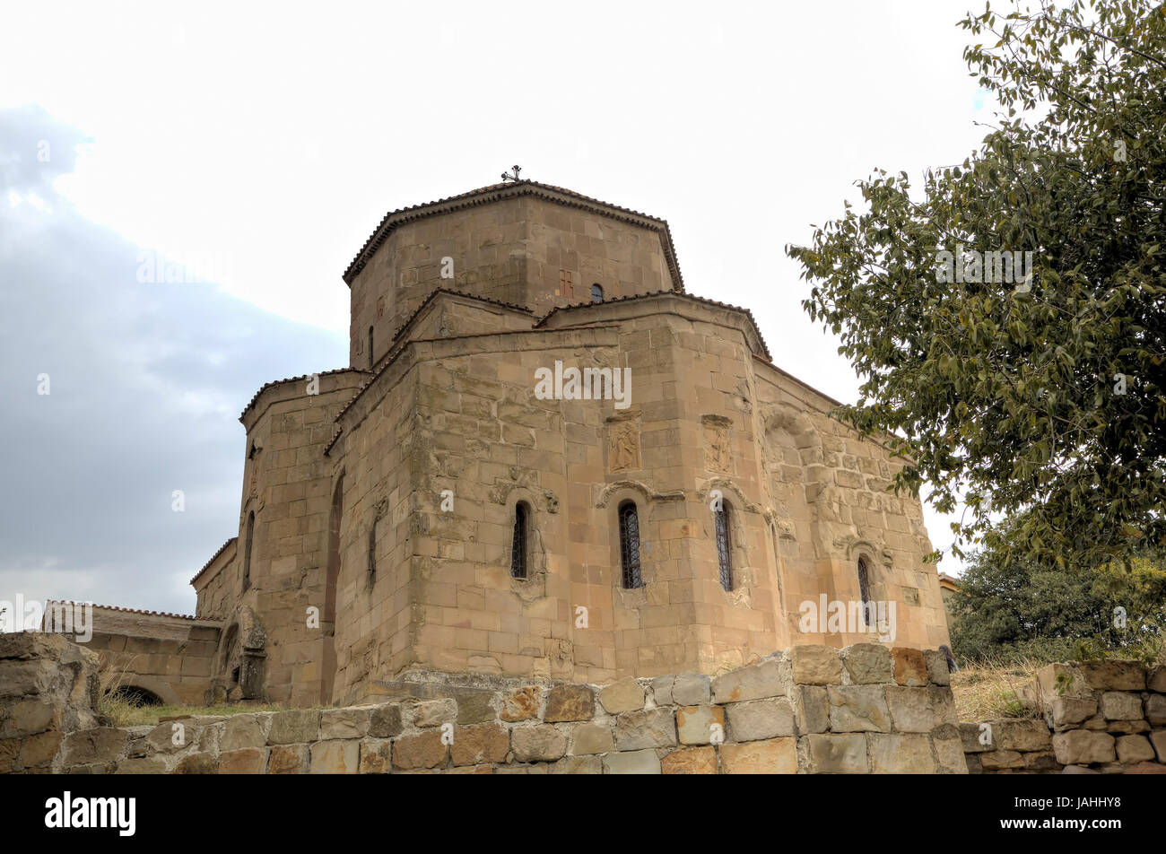 Jvari monastery. Georgia Stock Photo - Alamy