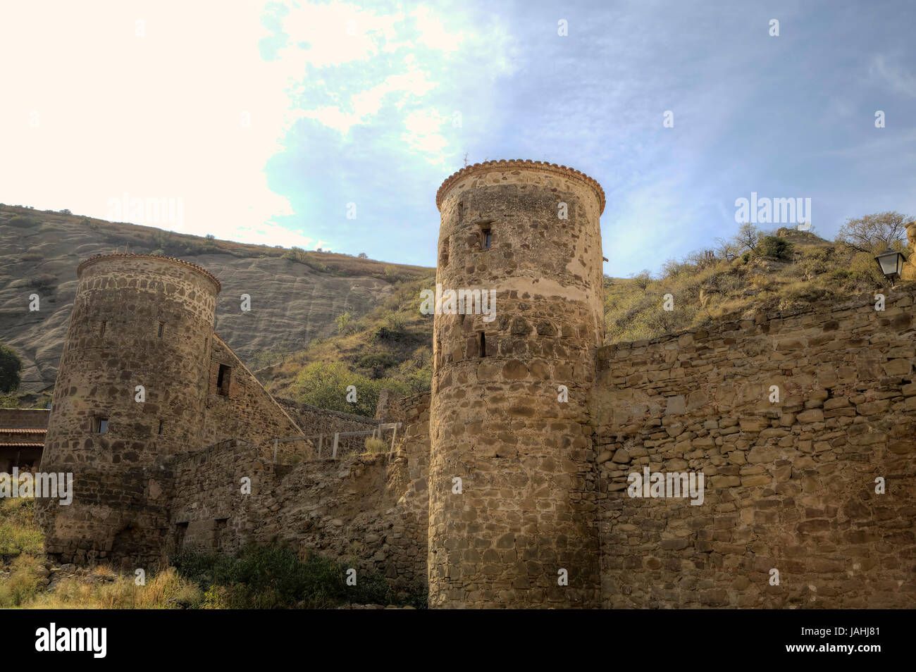 Georgian Orthodox monastery complex David Gareja. Georgia Stock Photo ...
