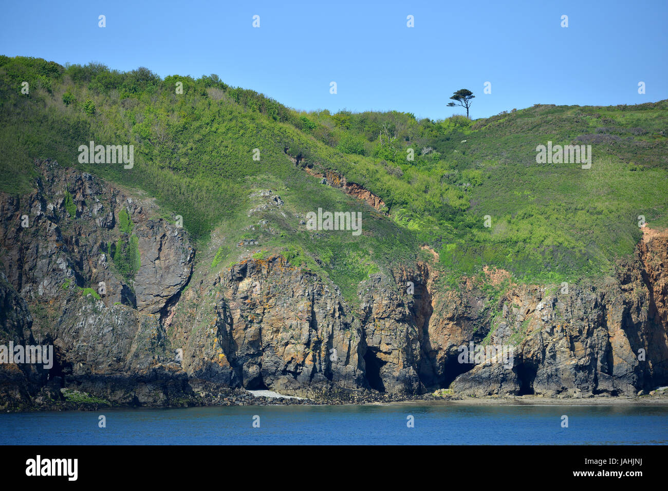 Rocky coast and cliffs of Sark, Channel Islands, UK Stock Photo - Alamy
