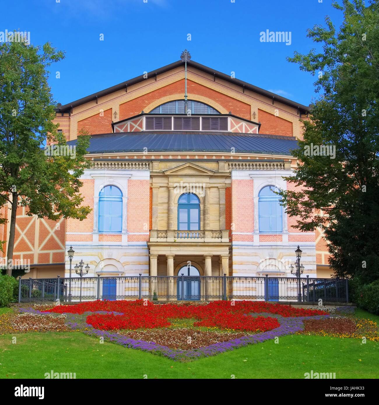 Bayreuth Festspielhaus - Bayreuth Festival Theatre 02 Stock Photo - Alamy