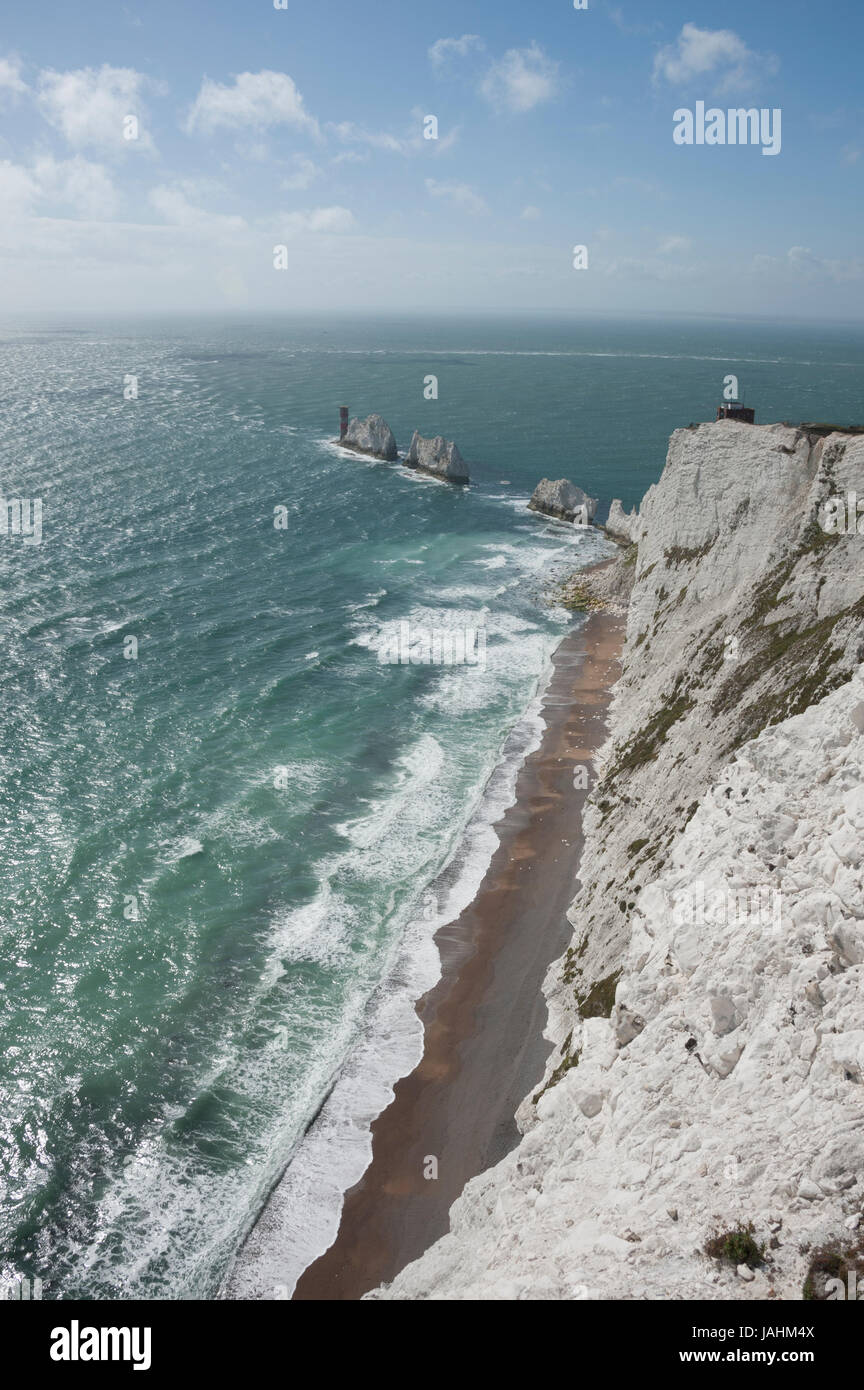 Scratchells bay isle of wight hi-res stock photography and images - Alamy