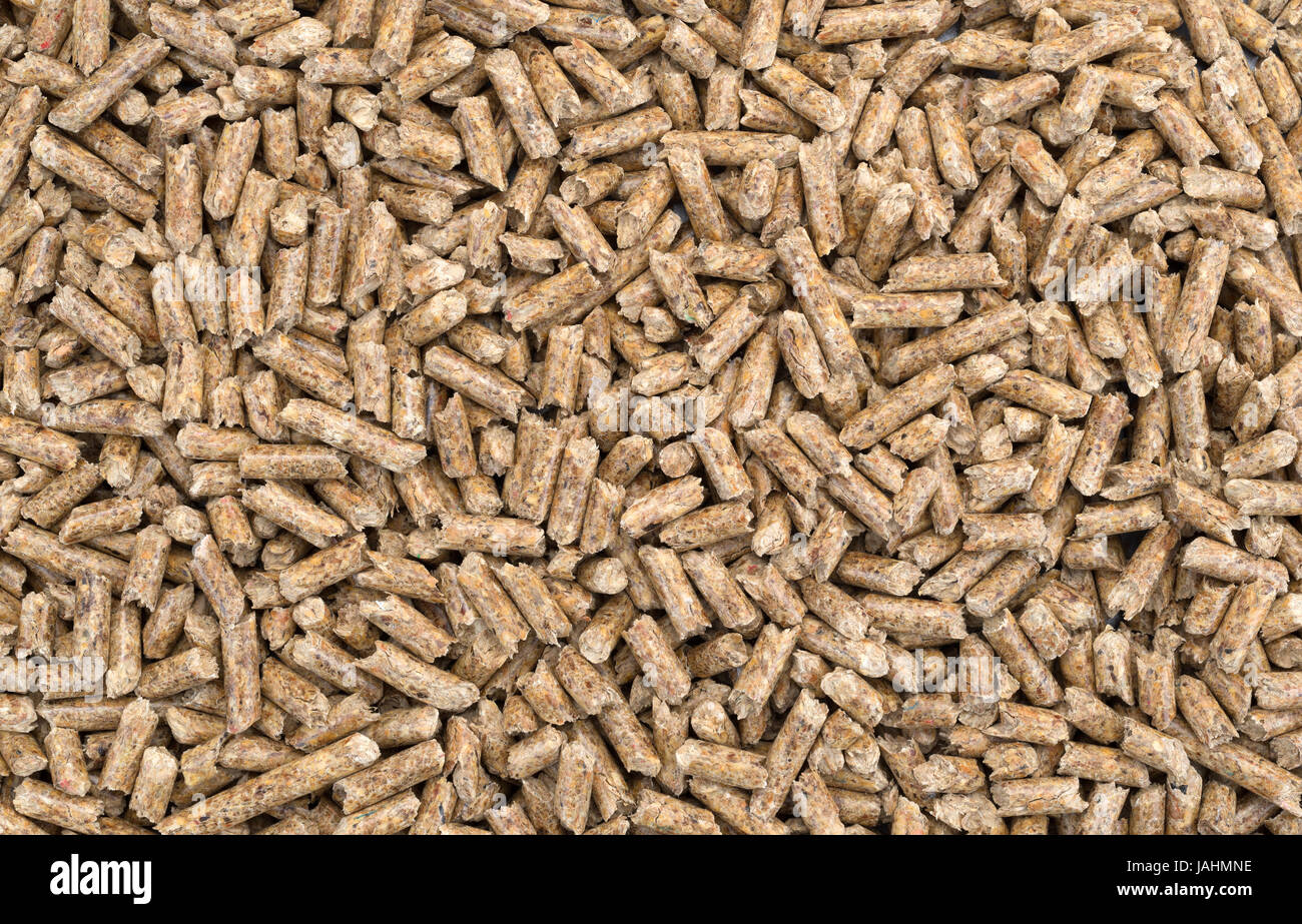 Top view of a group of wood pellets for heating Stock Photo - Alamy