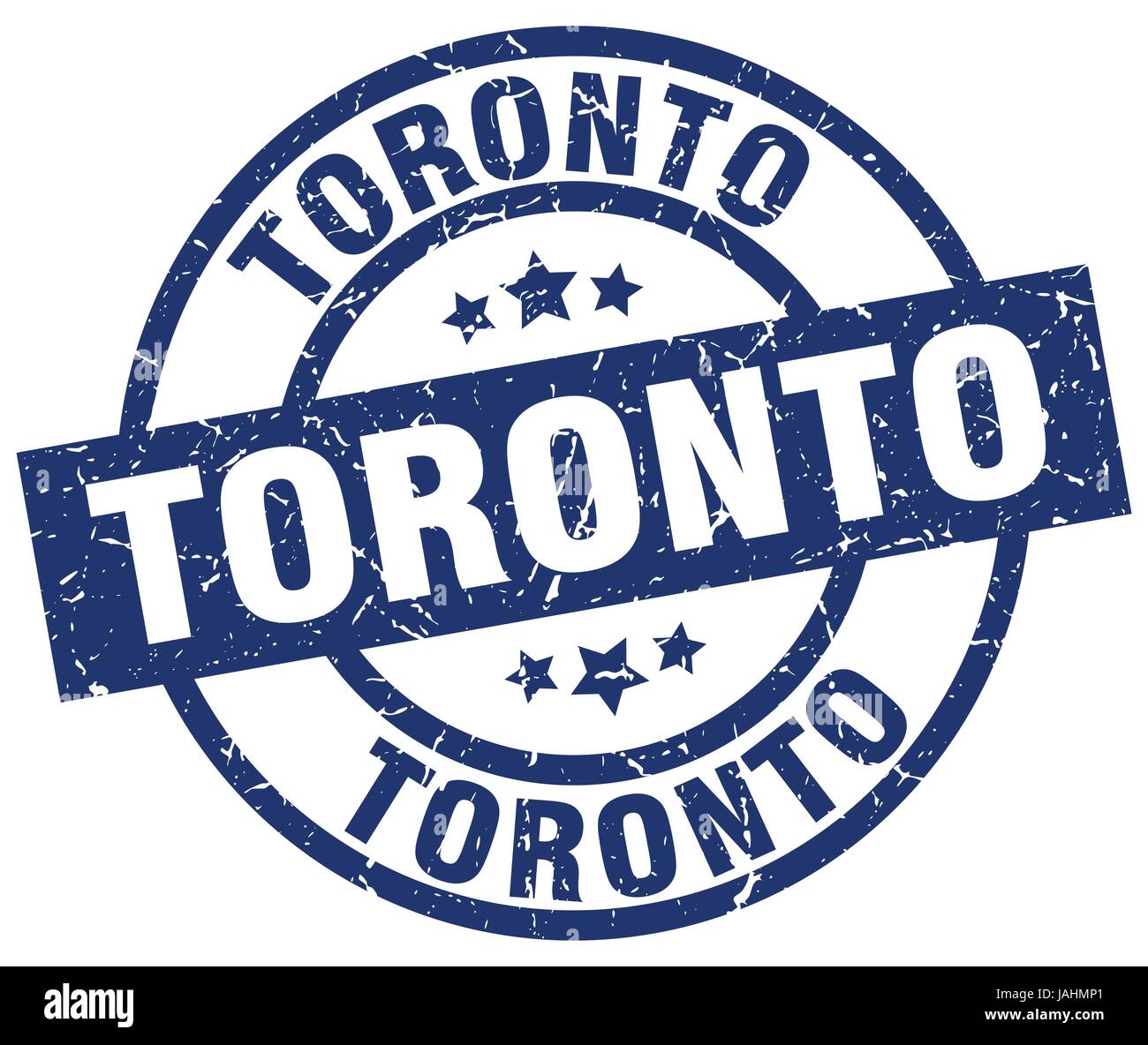 Toronto blue round grunge stamp Stock Vector Image & Art - Alamy