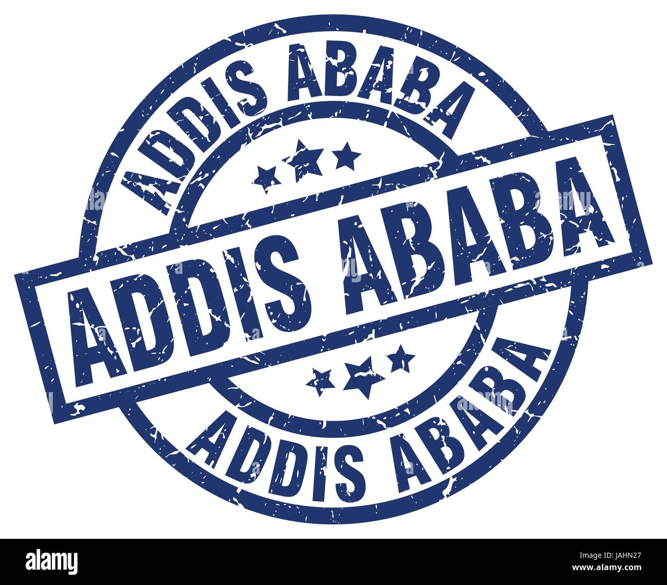 Addis Ababa blue round grunge stamp Stock Vector Image & Art - Alamy