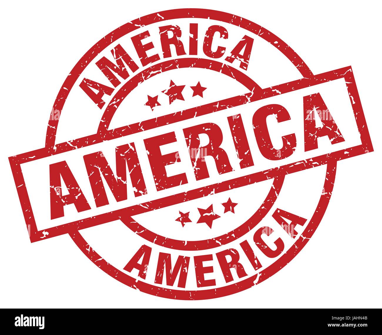 America red round grunge stamp Stock Vector Image & Art - Alamy