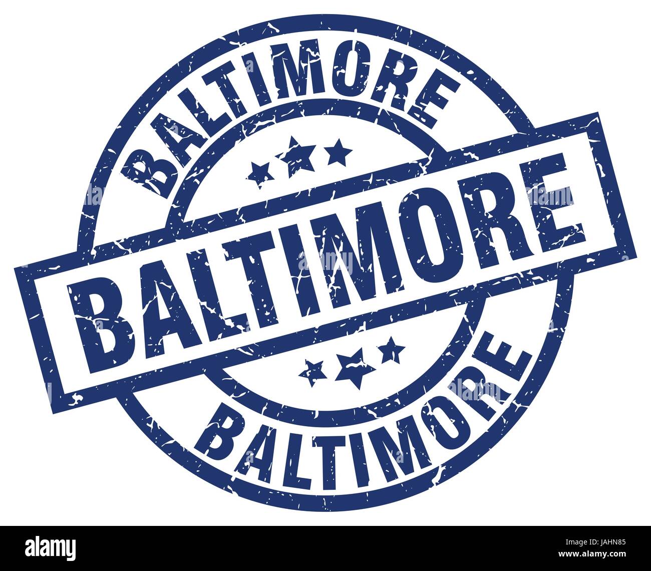 Baltimore blue round grunge stamp Stock Vector Image & Art - Alamy
