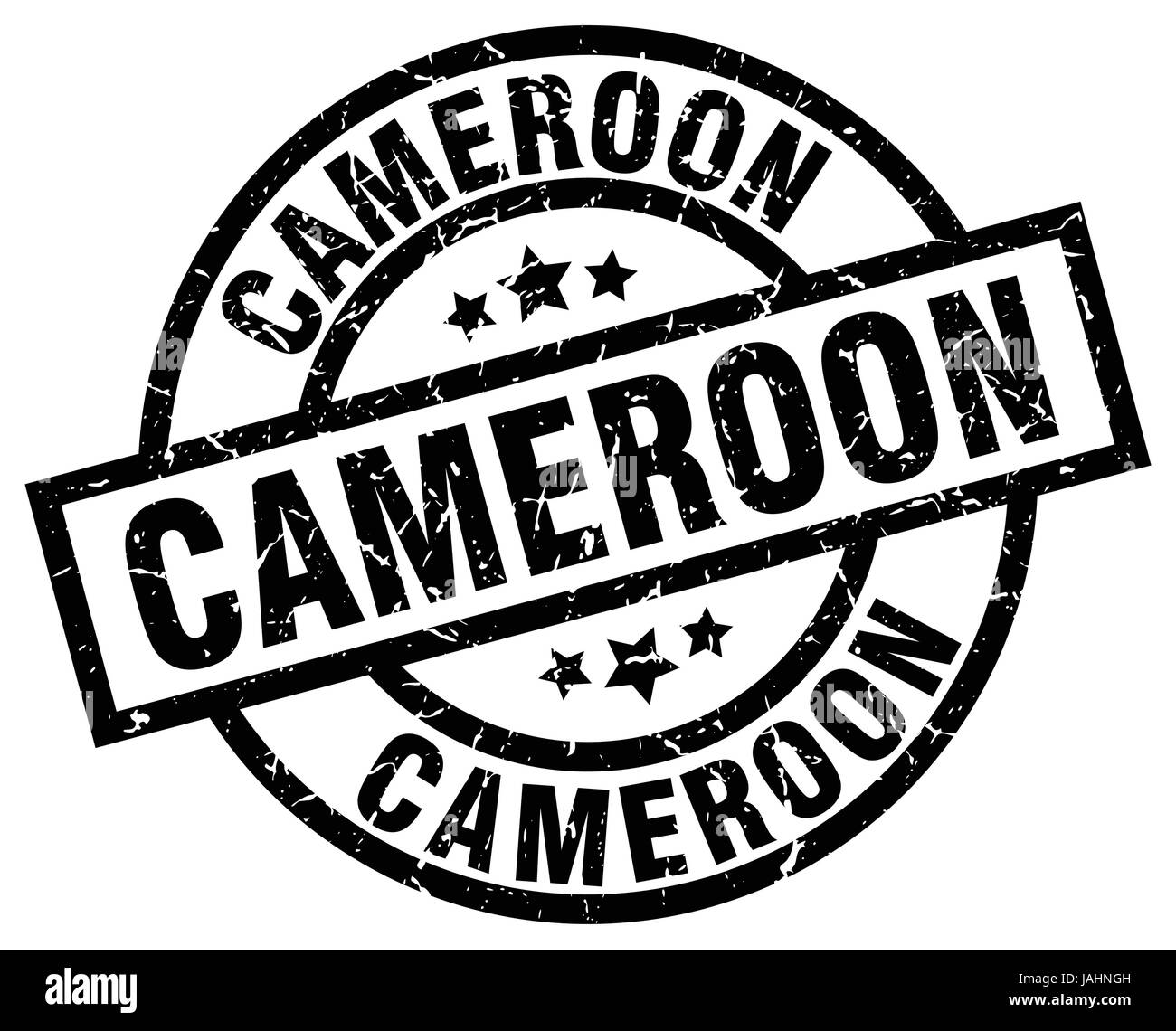 Cameroon black round grunge stamp Stock Vector Image & Art - Alamy