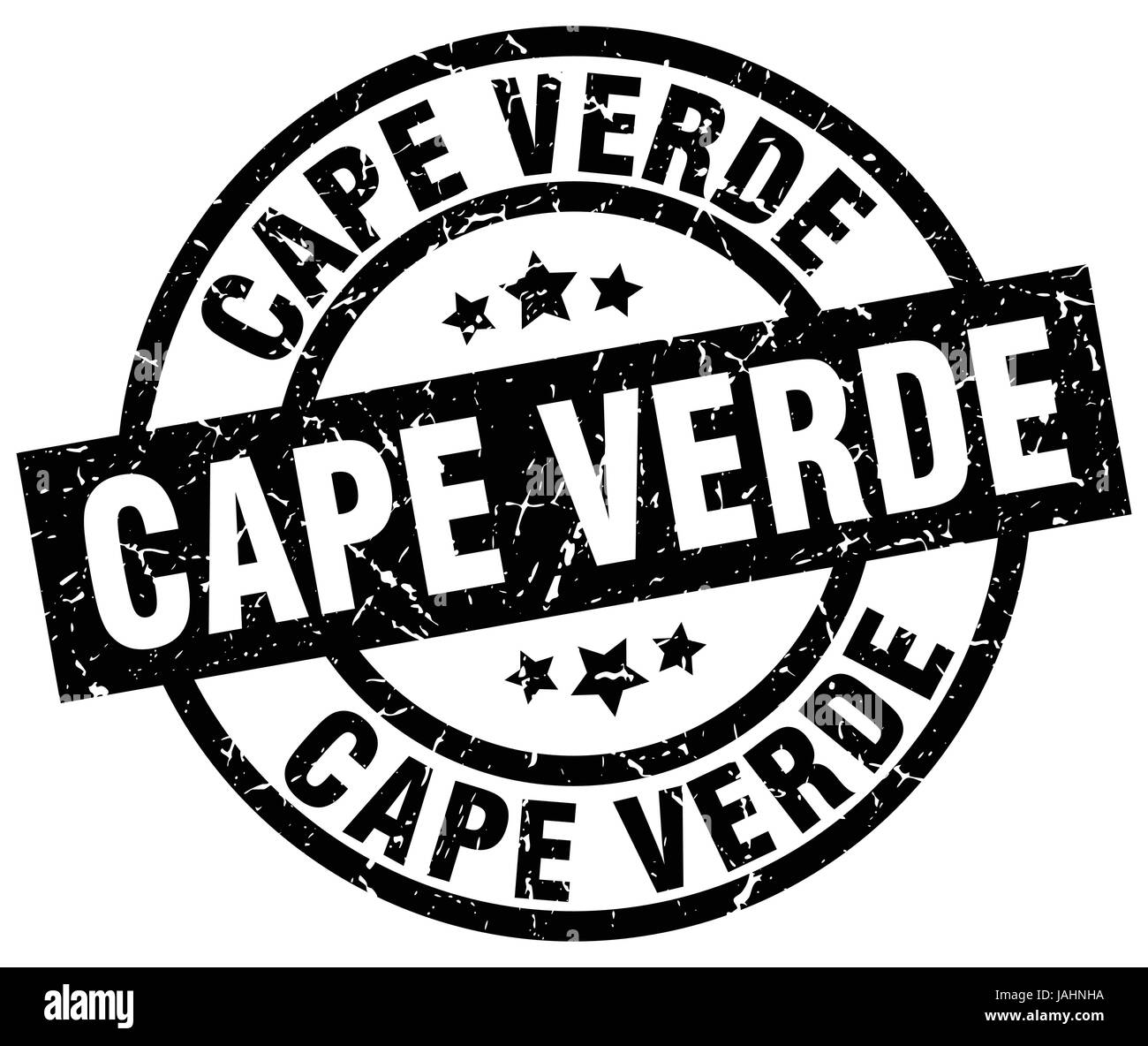 Cape Verde black round grunge stamp Stock Vector Image & Art - Alamy