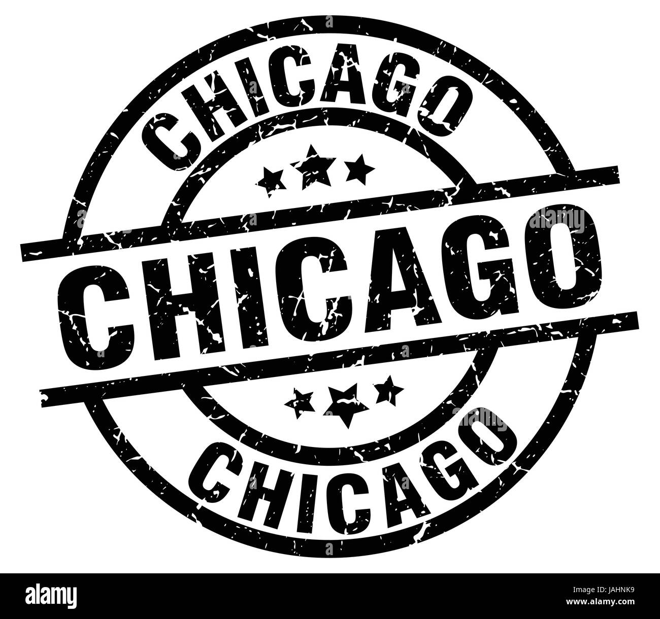 Chicago black round grunge stamp Stock Vector Image & Art - Alamy