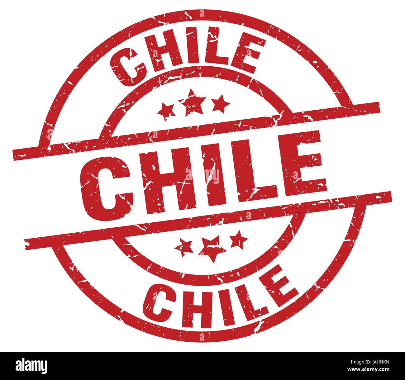 Chile red round grunge stamp Stock Vector Image & Art - Alamy