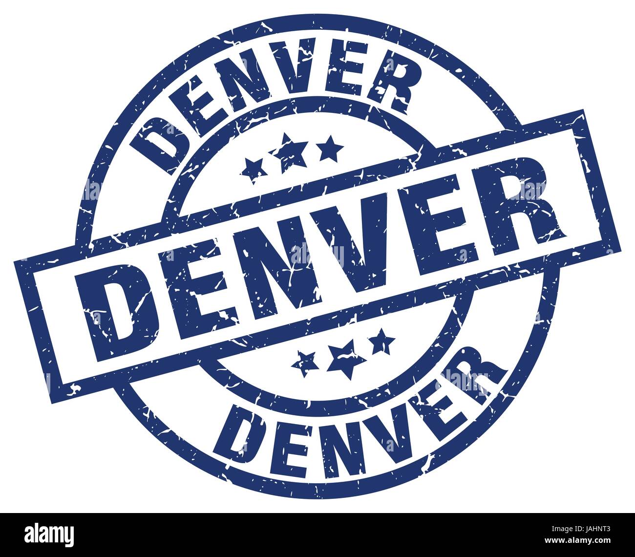 Denver blue round grunge stamp Stock Vector Image & Art - Alamy