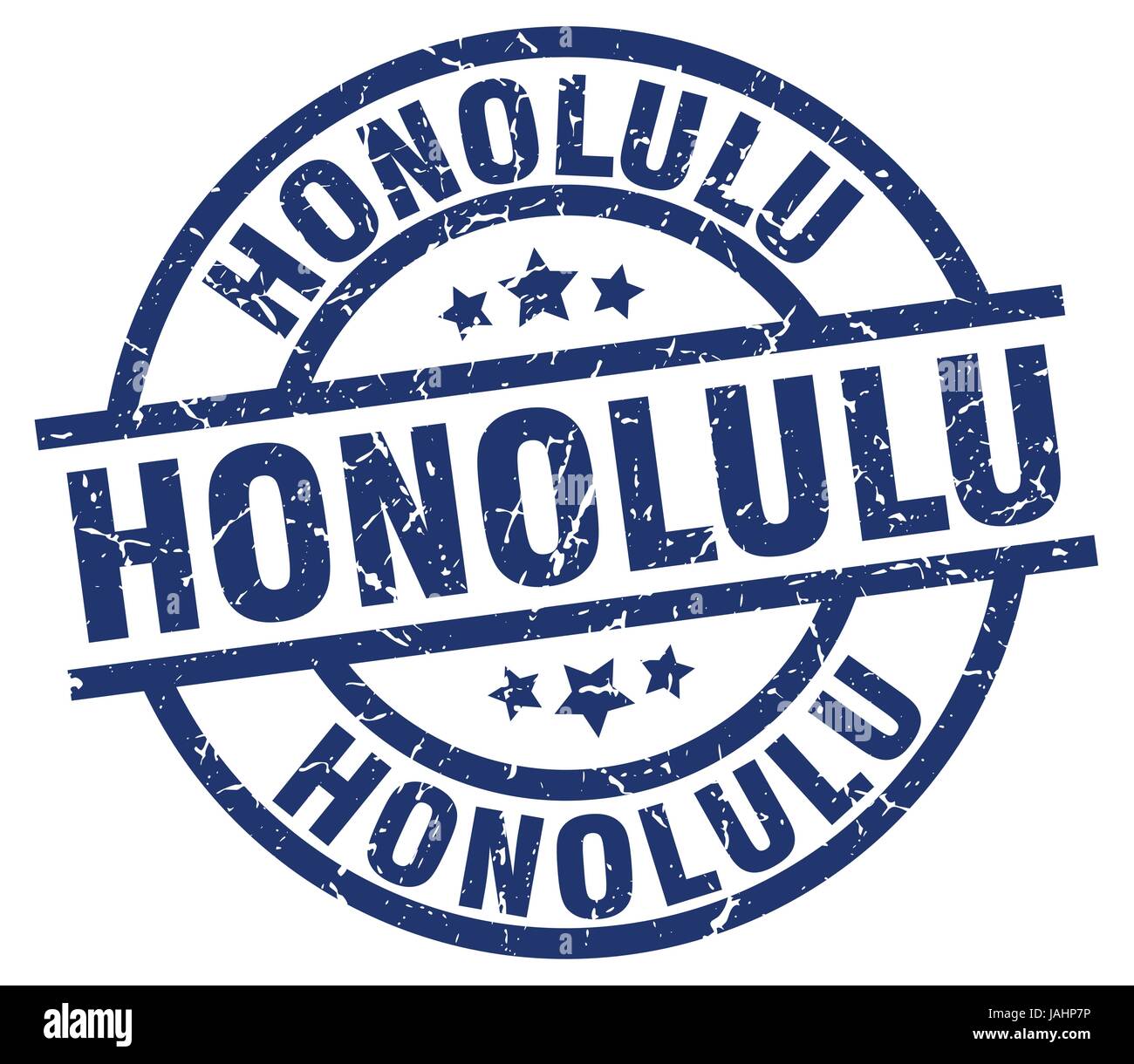 Honolulu blue isolated Stock Vector Images - Alamy