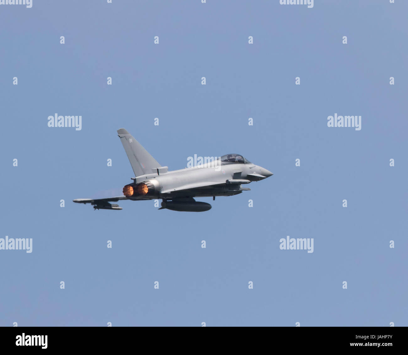 RAF Eurofighter Typhoon Solo Display aircraft at a 2017 Duxford air ...