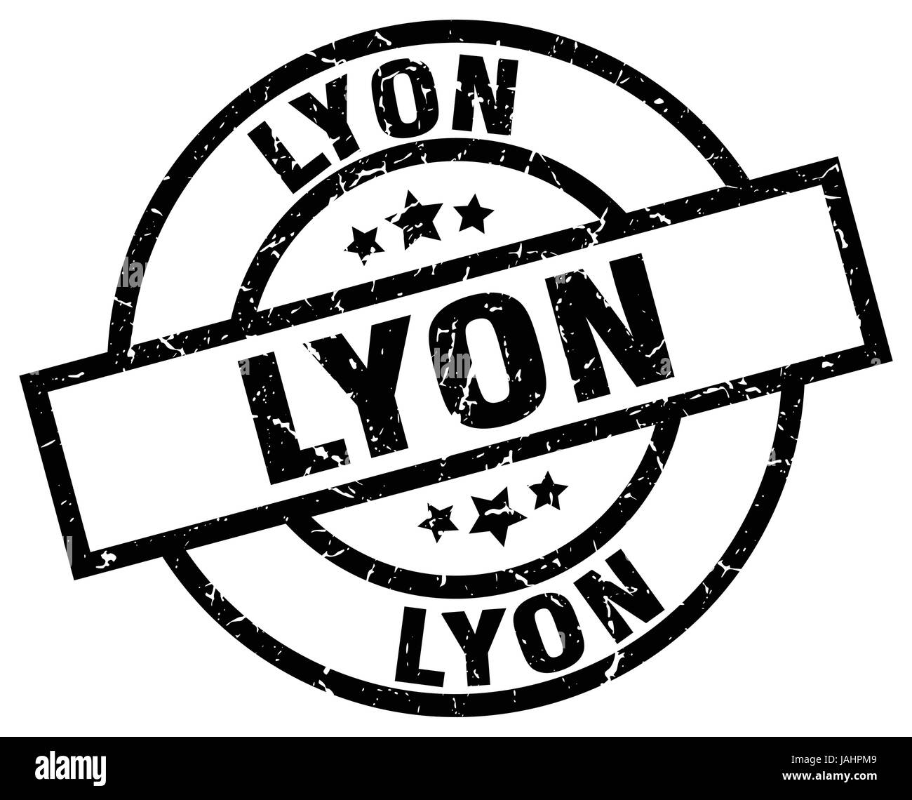 Lyon stamp Black and White Stock Photos & Images - Alamy
