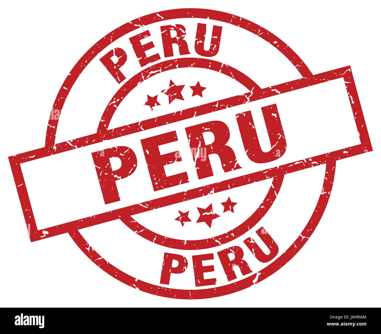 Peru red round grunge stamp Stock Vector Image & Art - Alamy