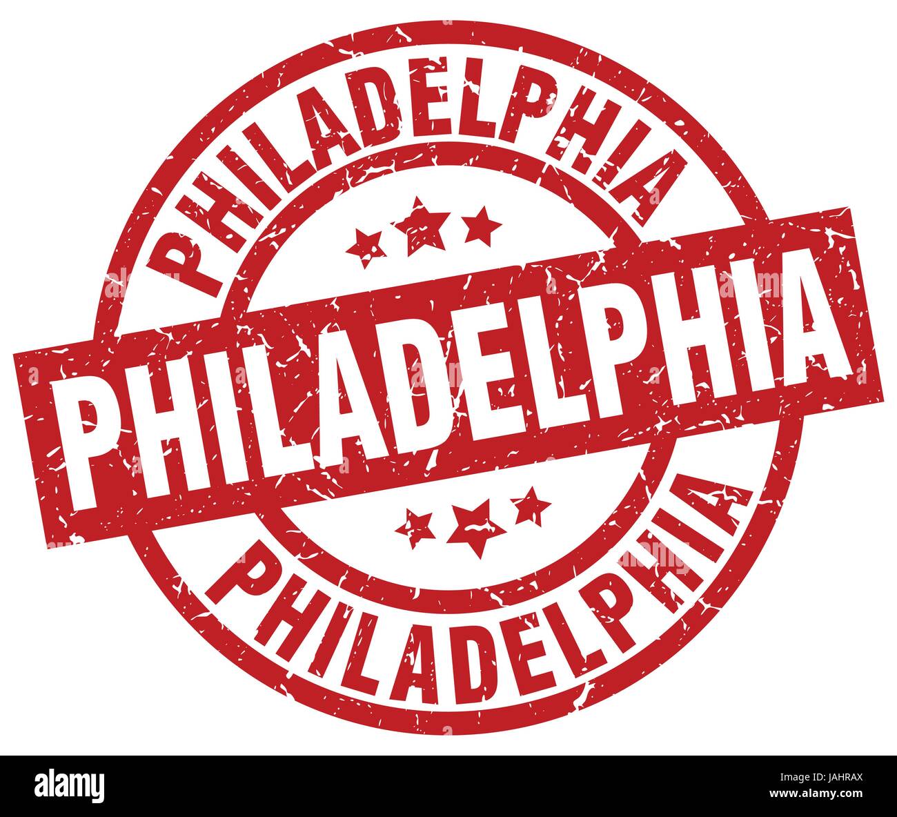 Philadelphia red round grunge Stock Vector Images - Alamy