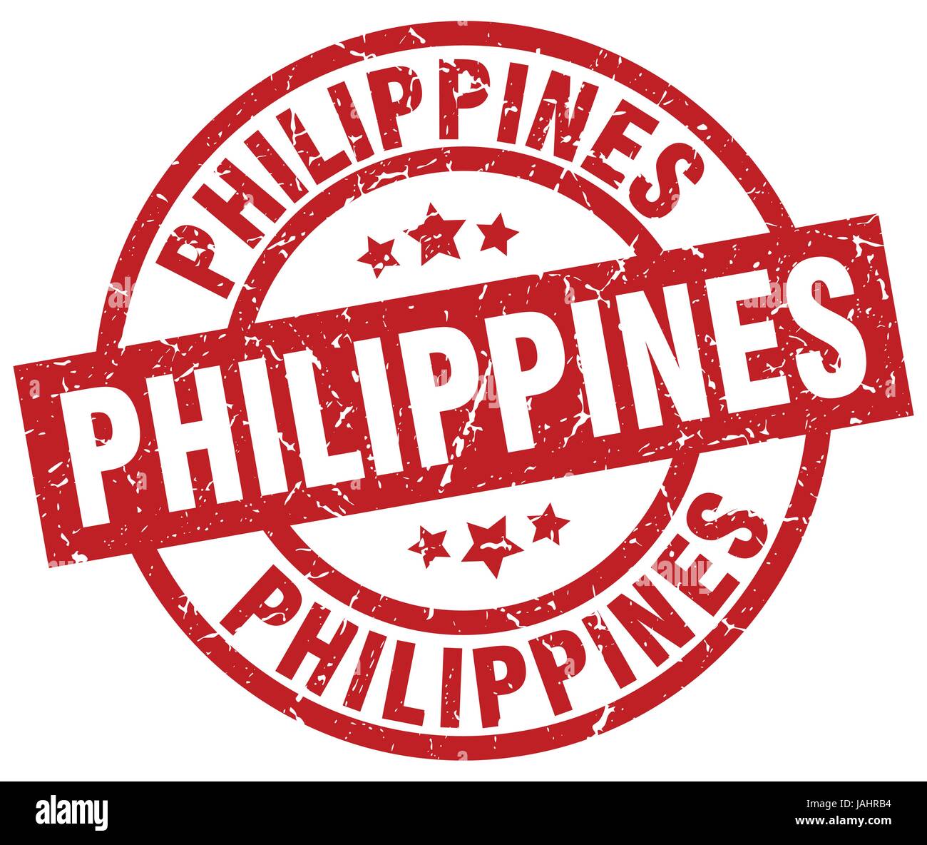 Philippines red round grunge stamp Stock Vector Image & Art - Alamy