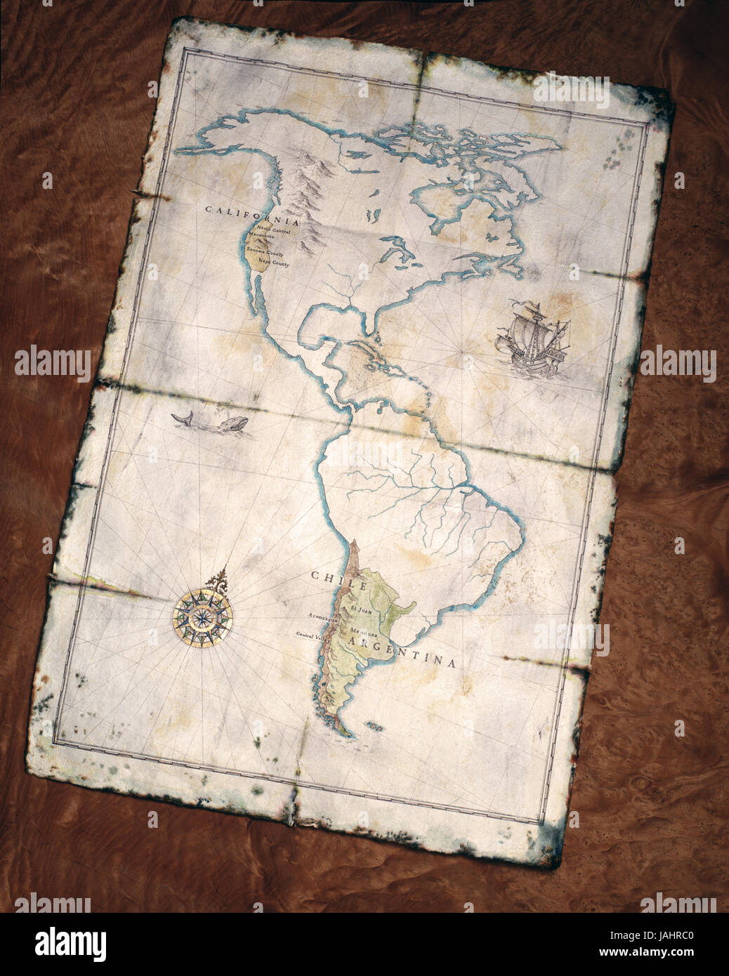 Map of America with wine regions Stock Photo - Alamy