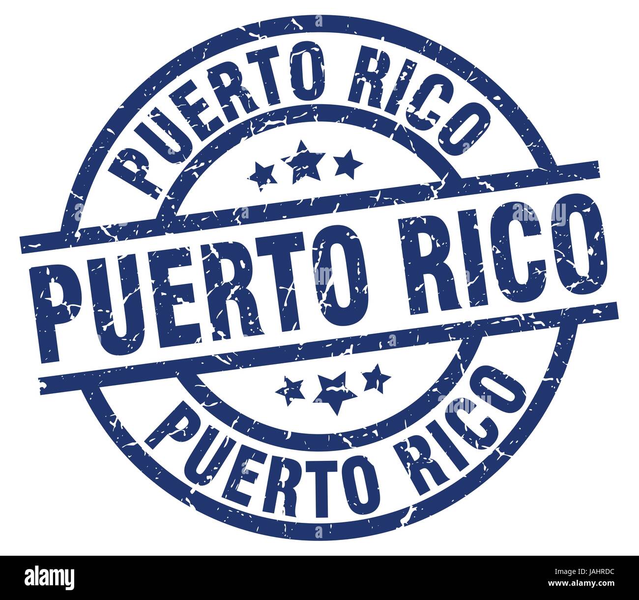 Puerto Rico blue round grunge stamp Stock Vector Image & Art - Alamy