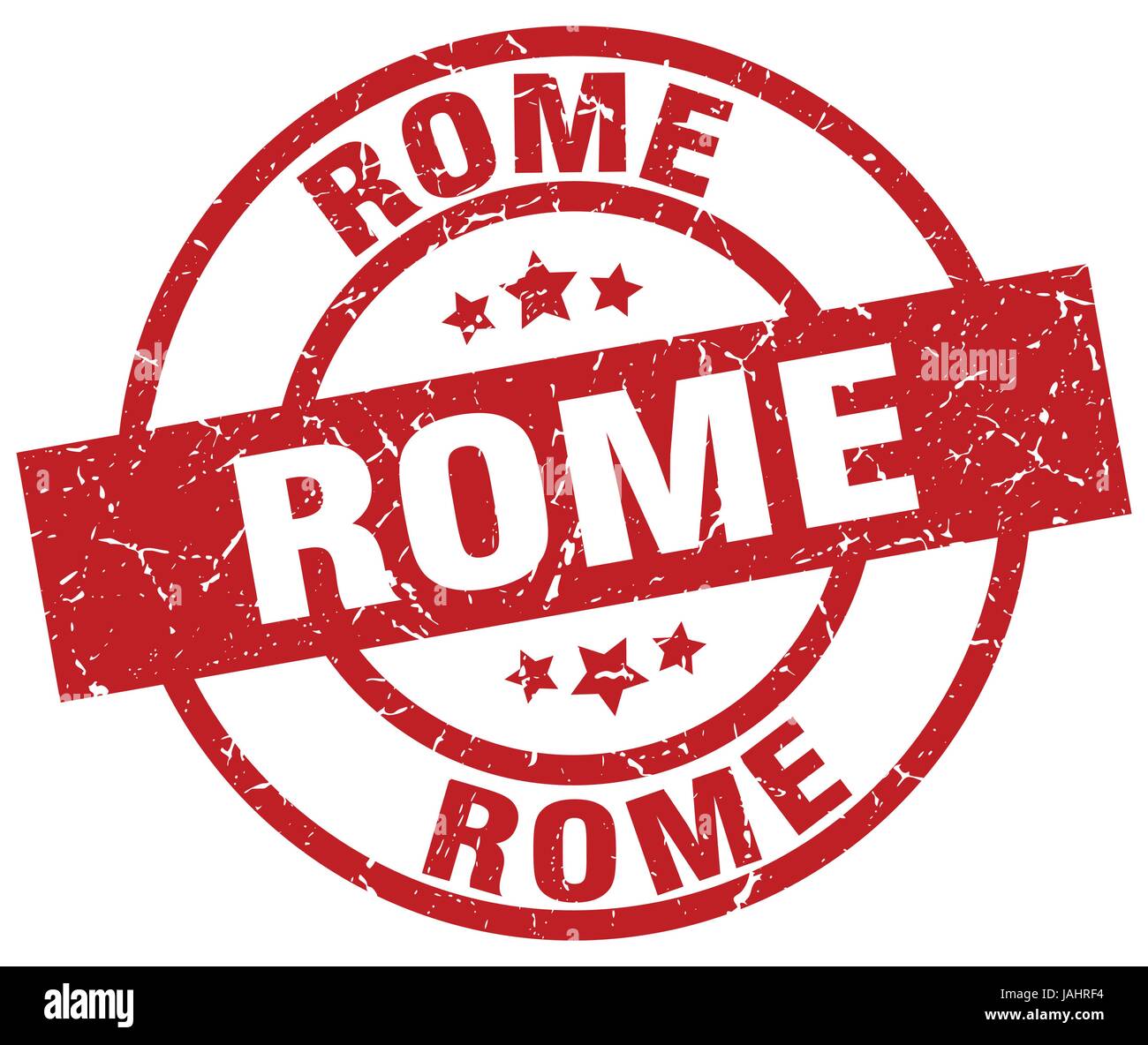 Rome red round grunge stamp Stock Vector Image & Art - Alamy