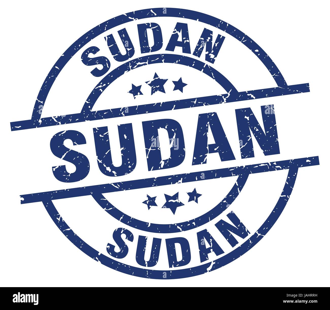 Sudan blue round grunge stamp Stock Vector Image & Art - Alamy
